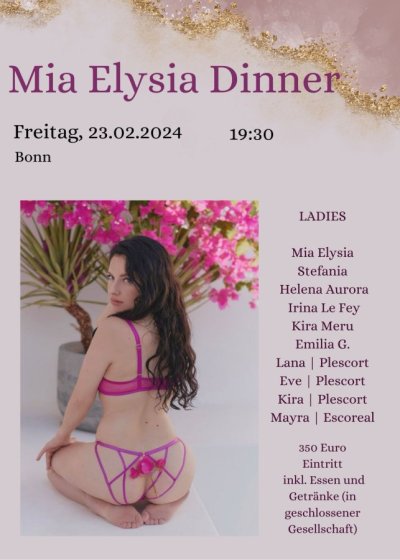 Mia Elysia Dinner - Escort Forum & Community